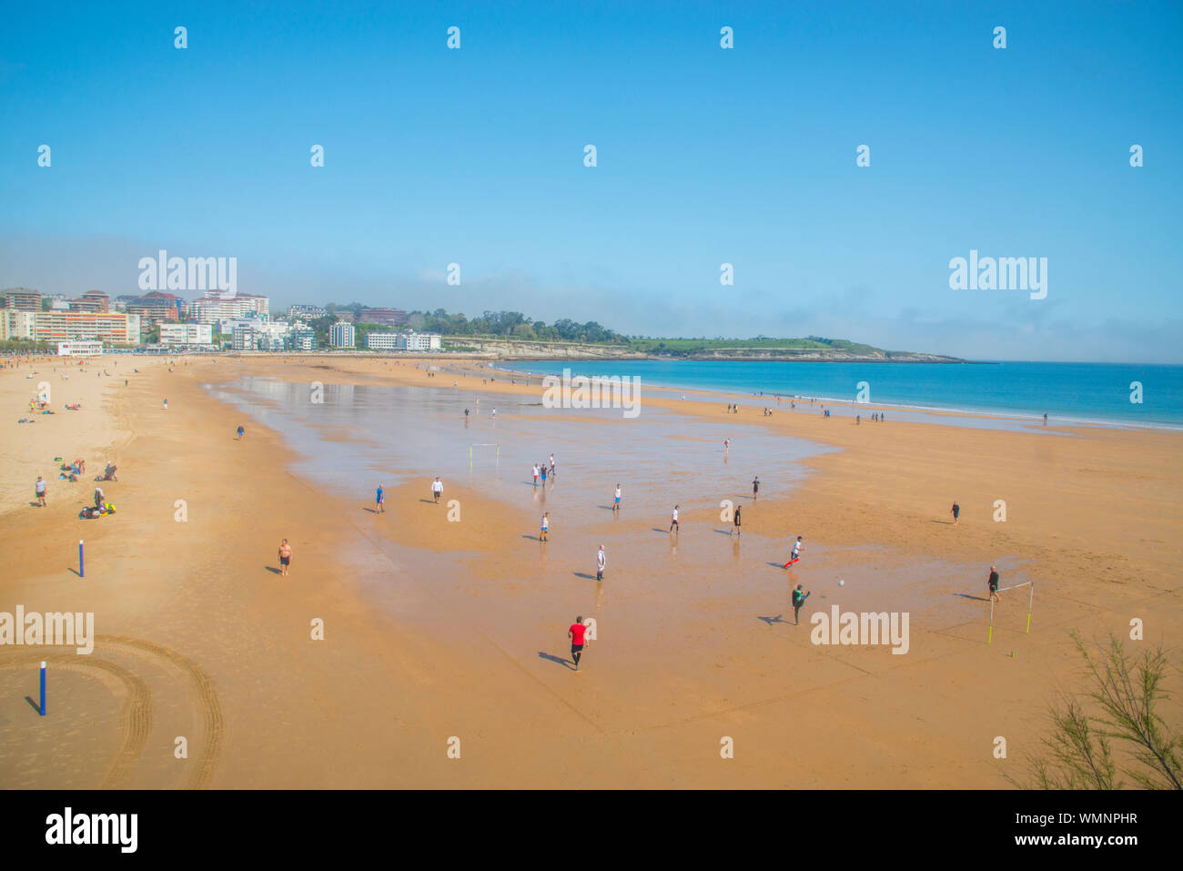 Beach. El Sardinero, Santander, Spain Stock Photo - Alamy