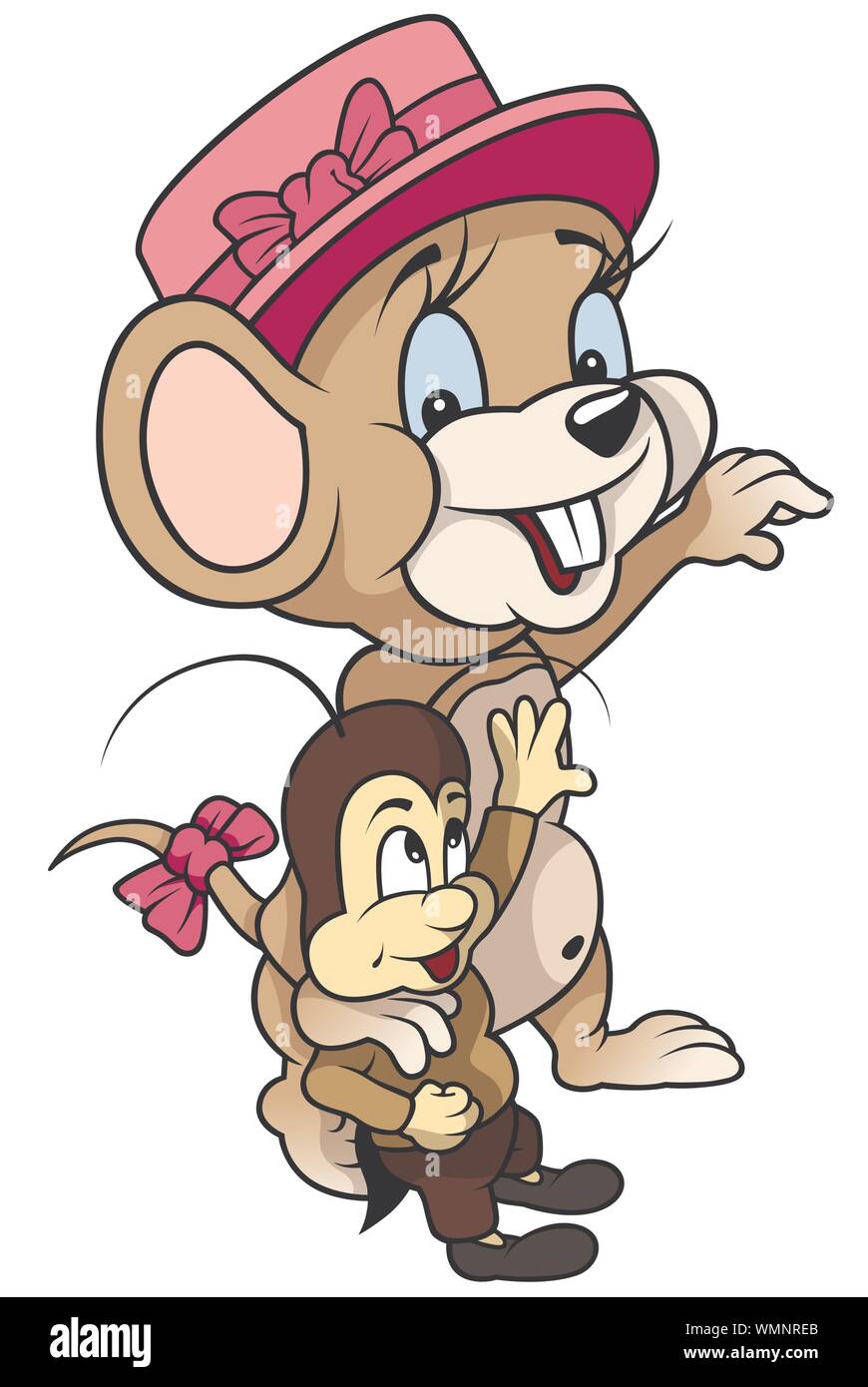 Little Mouse And Cricket Stock Vector Image & Art - Alamy