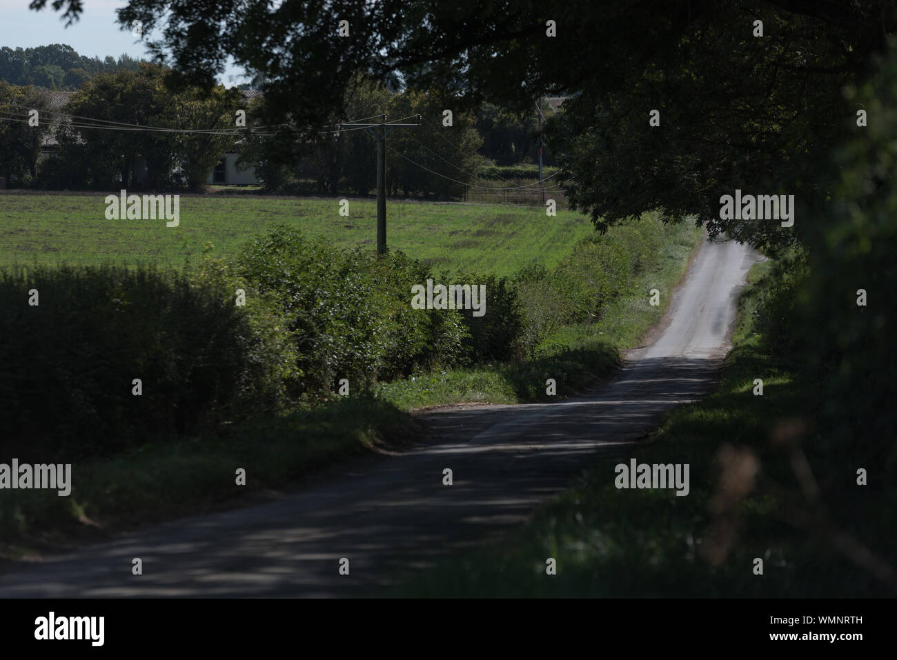 rural road lane in countryside Stock Photo - Alamy