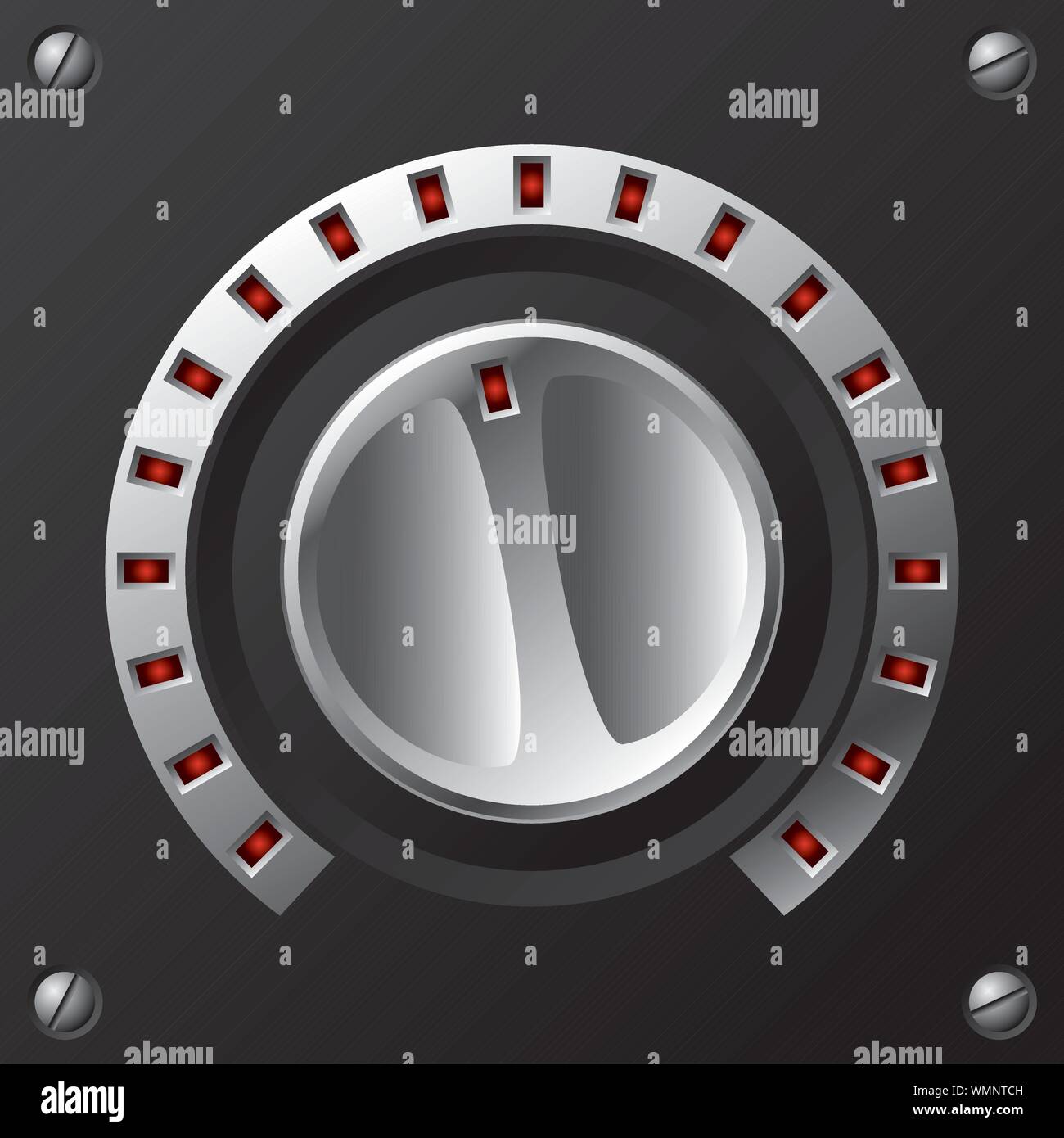 Volume knob with LED 2 Stock Vector Image & Art - Alamy