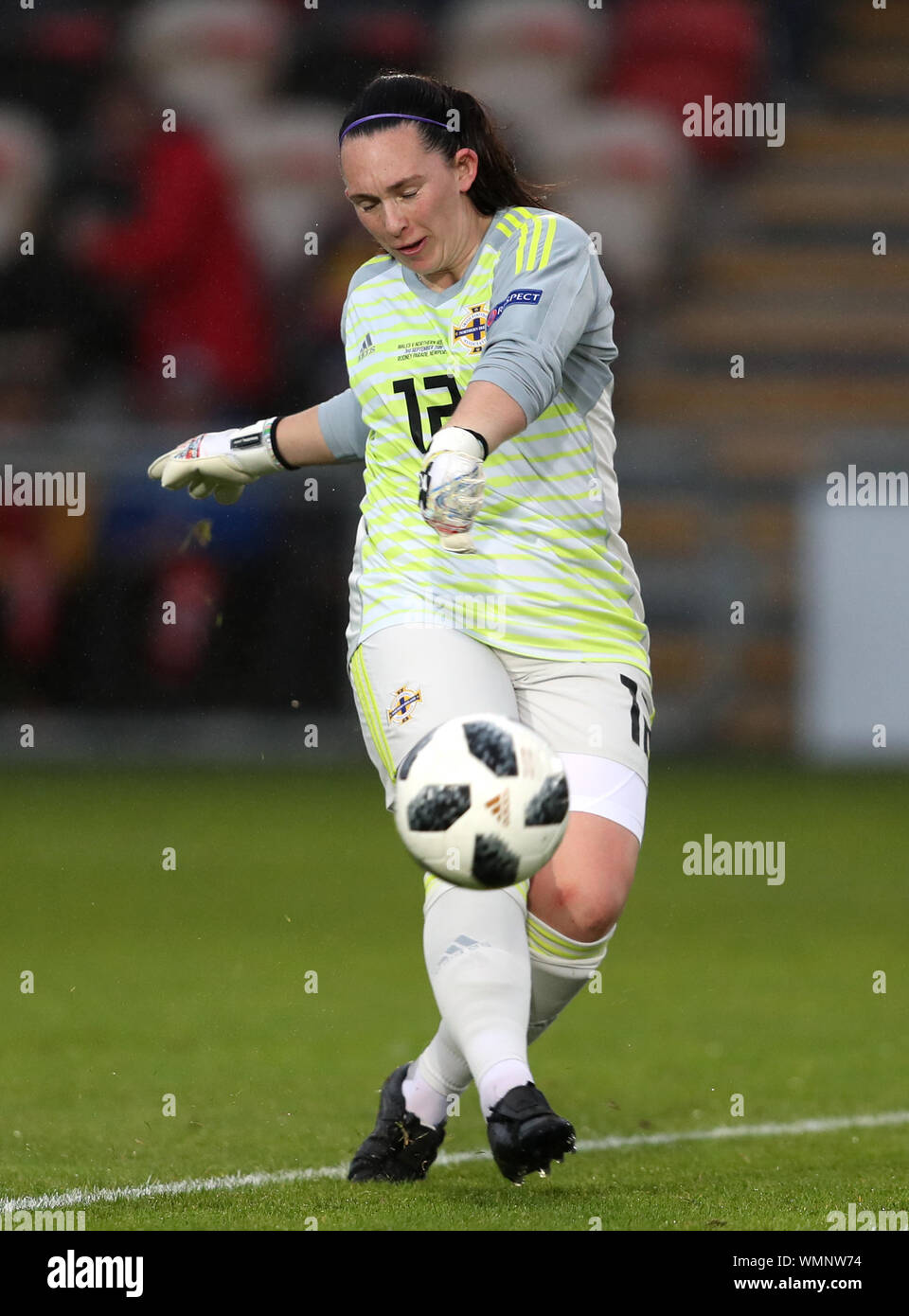 Northern Ireland goalkeeper Emma Higgins during the UEFA Women's Euro ...