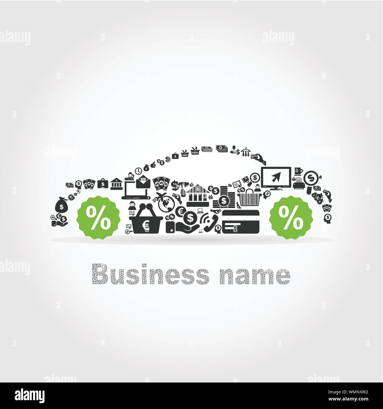 Car calculator Stock Vector Images - Alamy