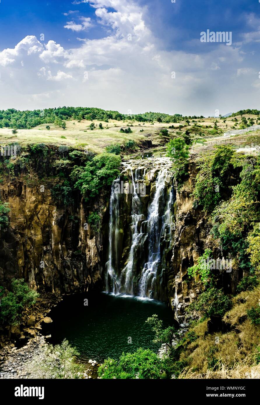 Patalpani waterfall hi-res stock photography and images - Alamy