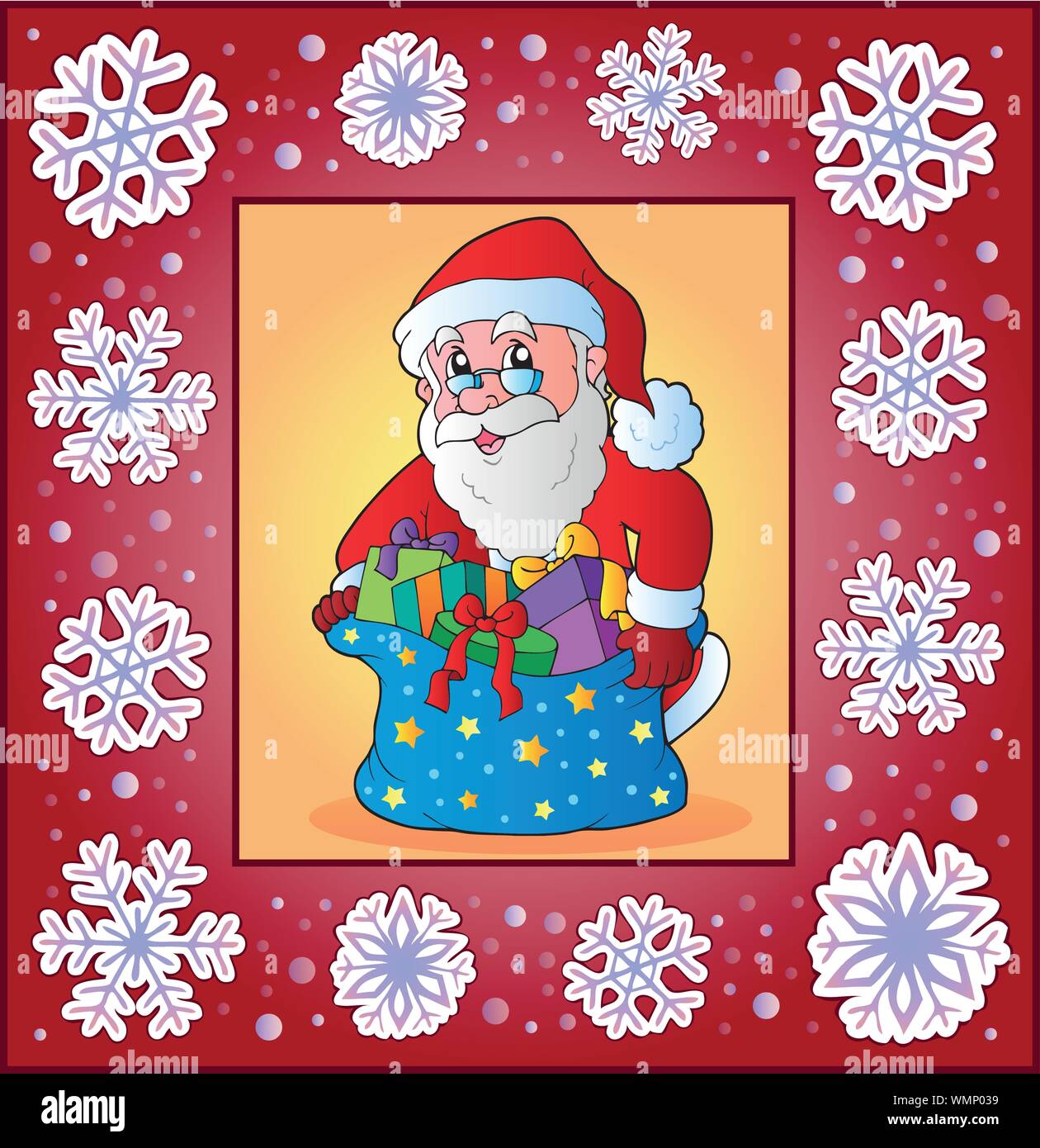 Christmas topic greeting card 3 Stock Vector Image & Art - Alamy