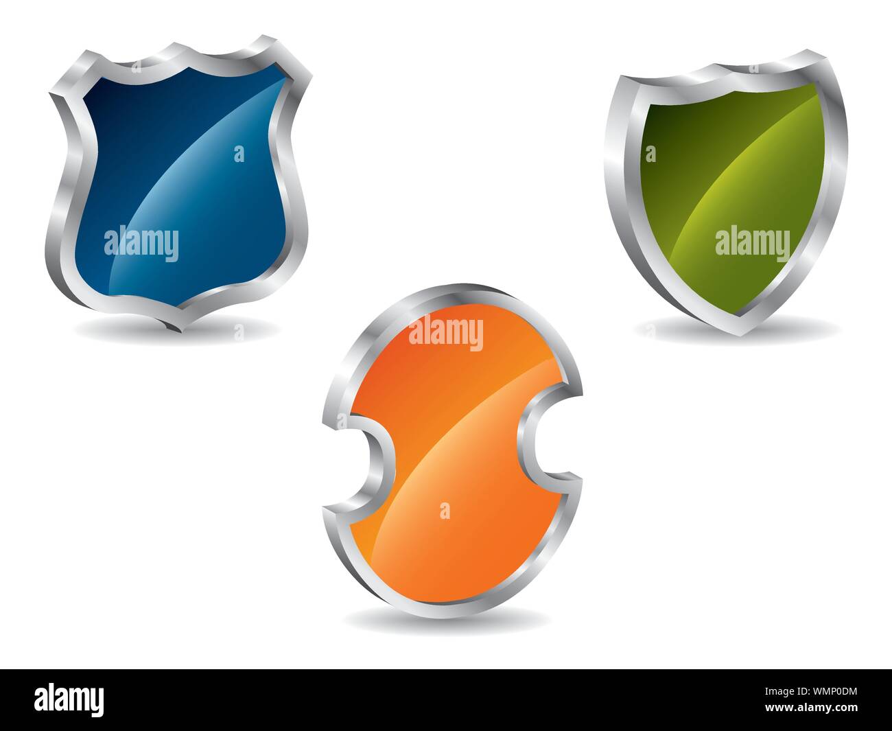 Blank shields hi-res stock photography and images - Alamy