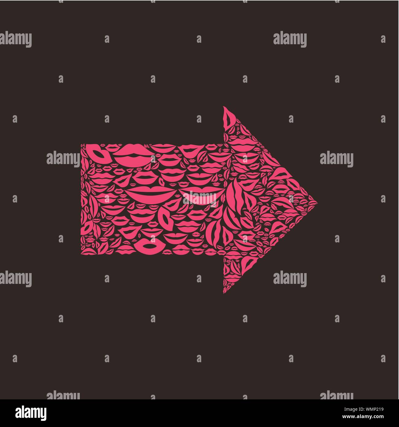 Arrow a lip Stock Vector Image & Art - Alamy