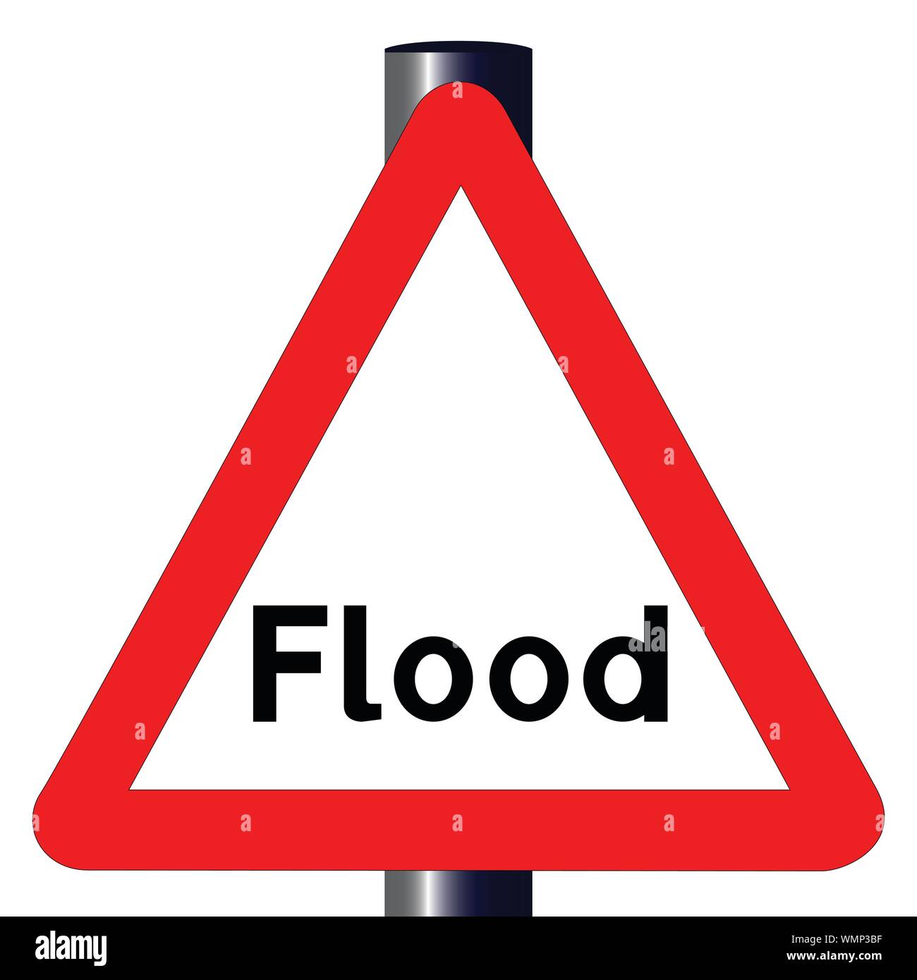 Flood Traffic Sign Stock Vector Image & Art - Alamy