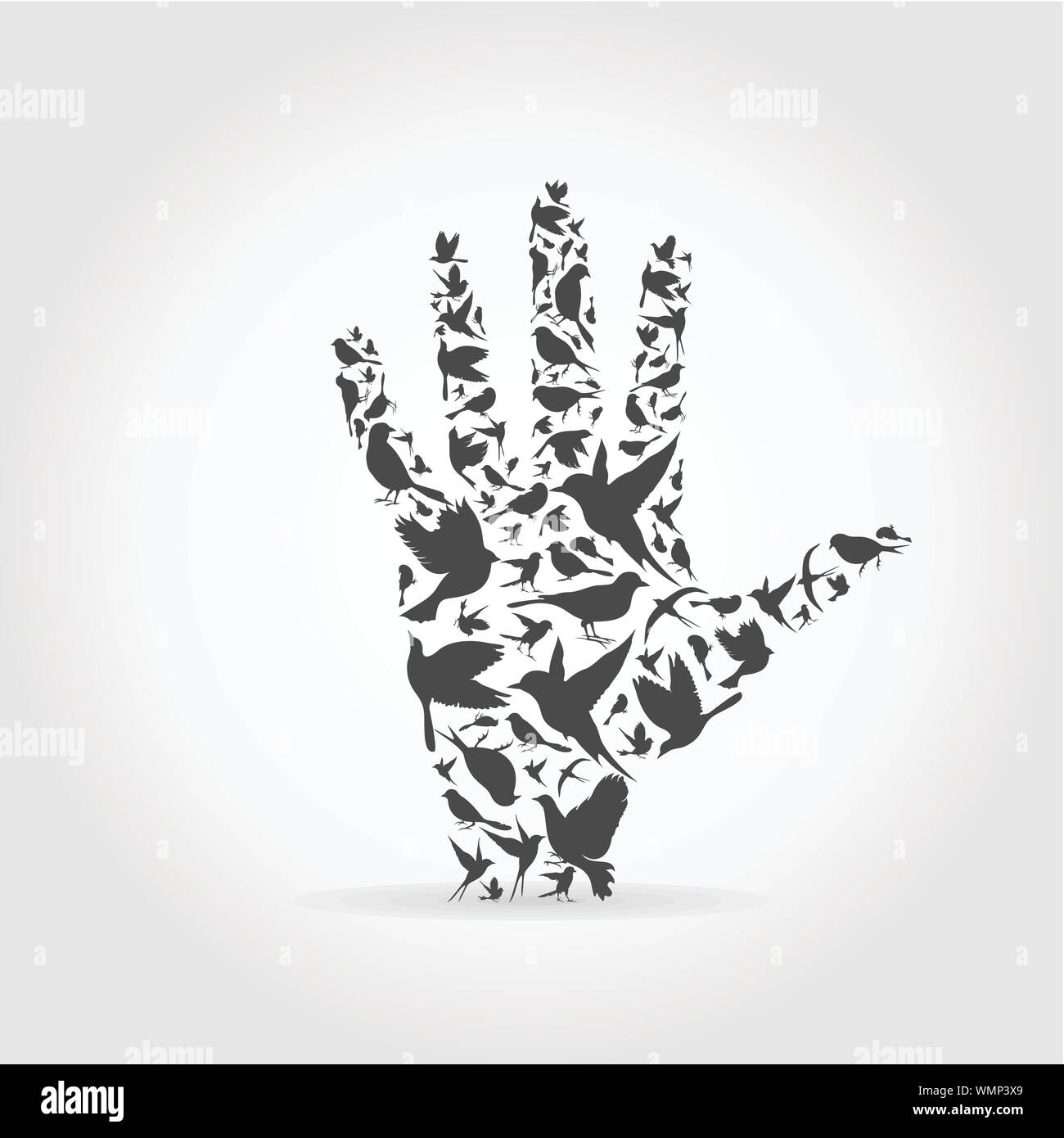 Flying Bird Cartoon Black and White Stock Photos & Images - Alamy