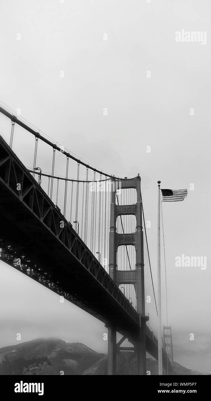 American flag golden gate bridge hi-res stock photography and images ...