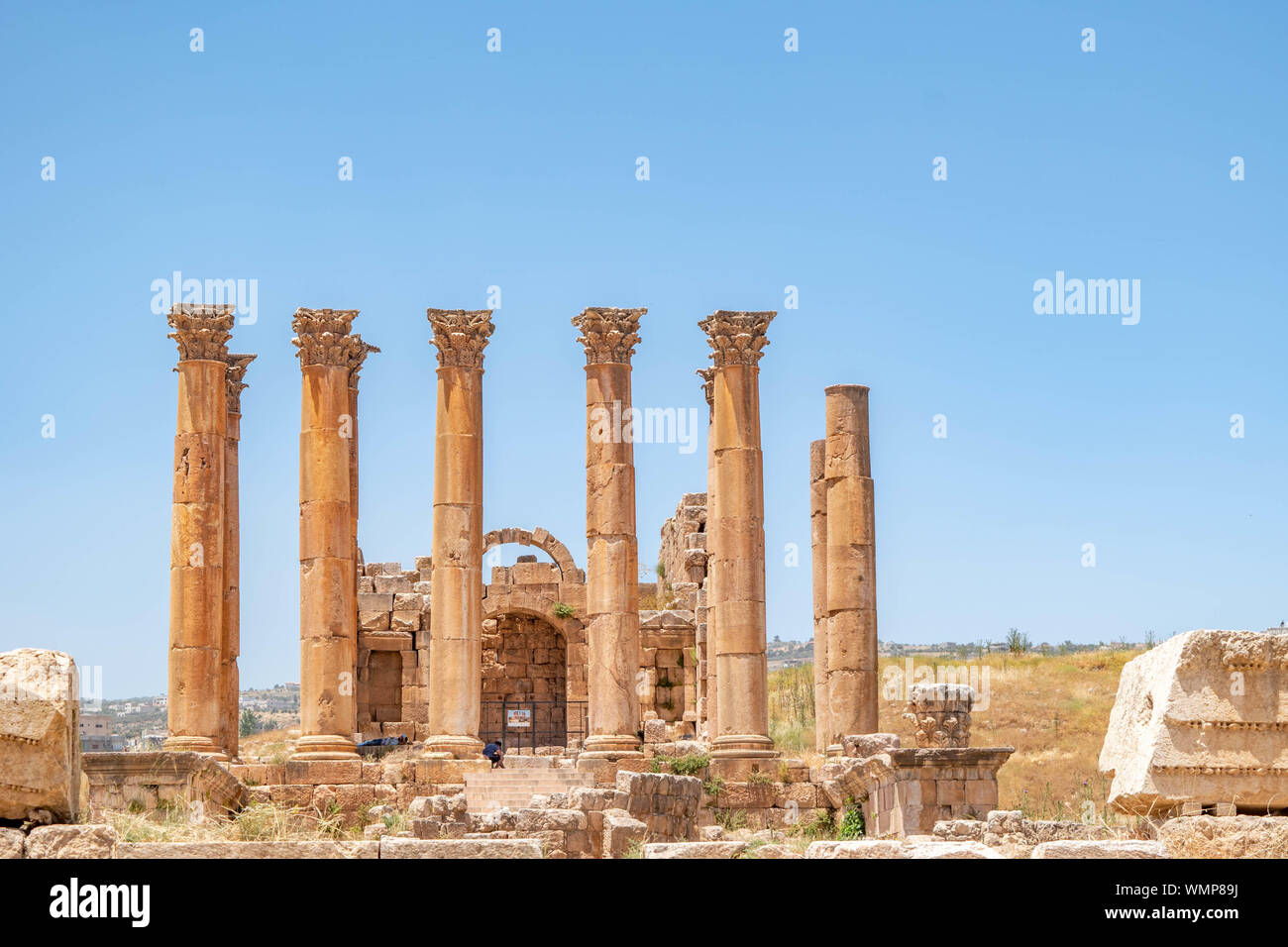Ancient Roman ruins in Jerash, Jordan Stock Photo - Alamy