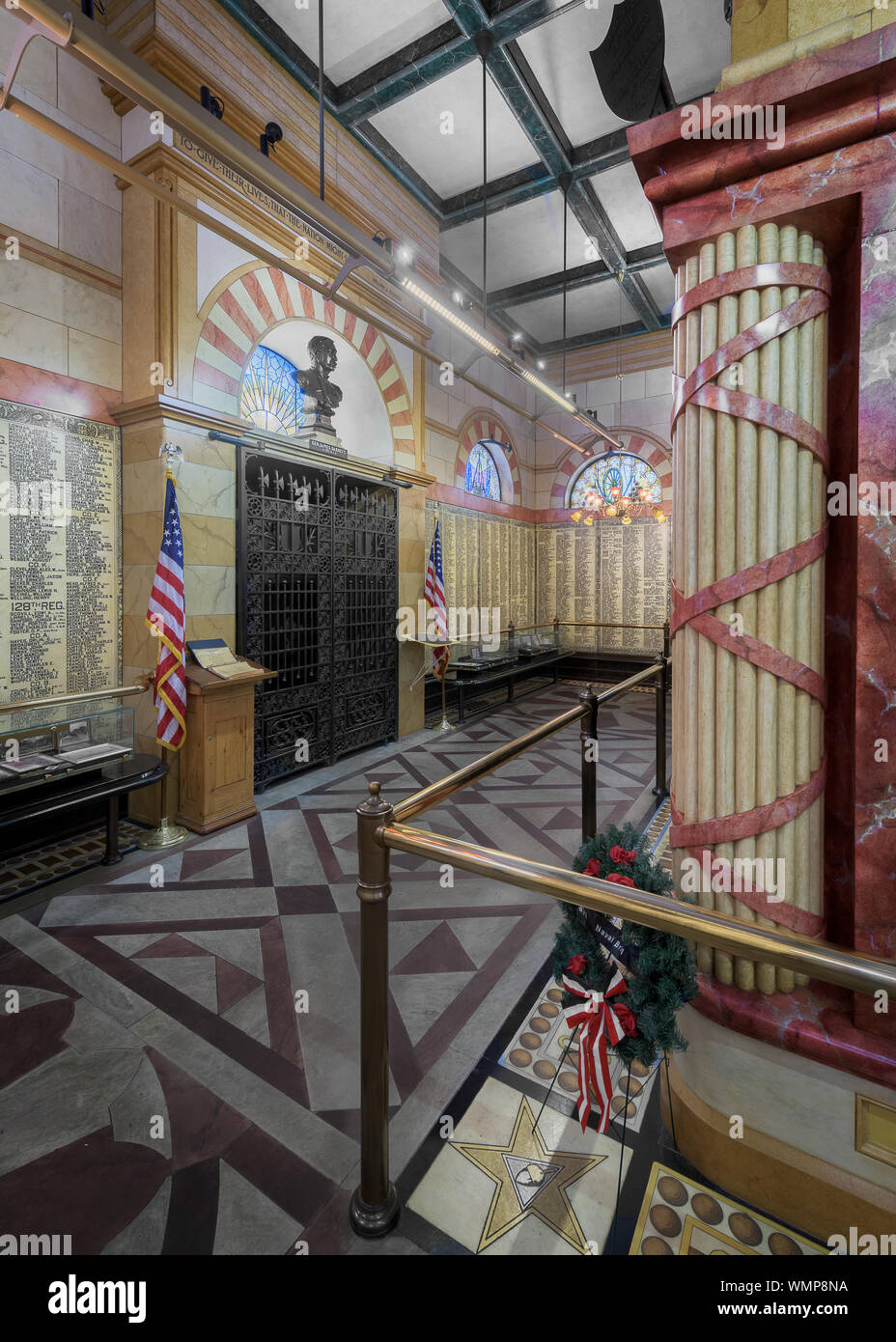 Interior of the Soldiers' and Sailors' Monument on Public Square in ...