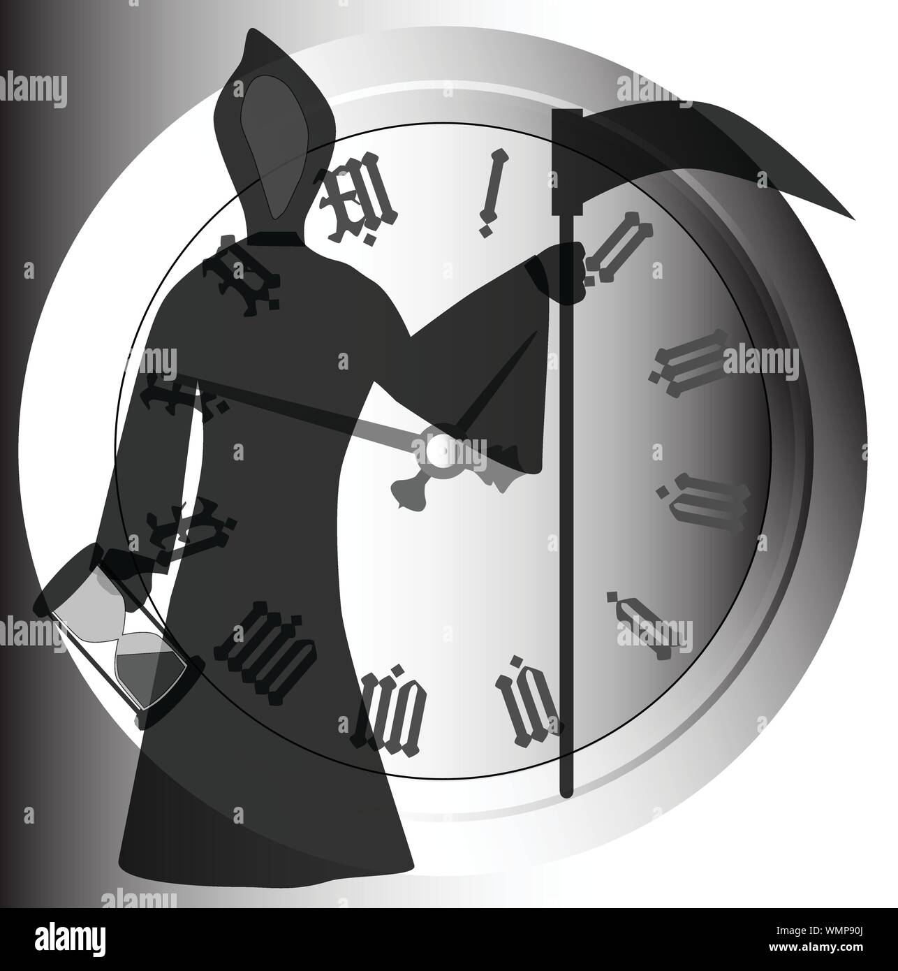 Old Father Time Stock Vector Image & Art - Alamy