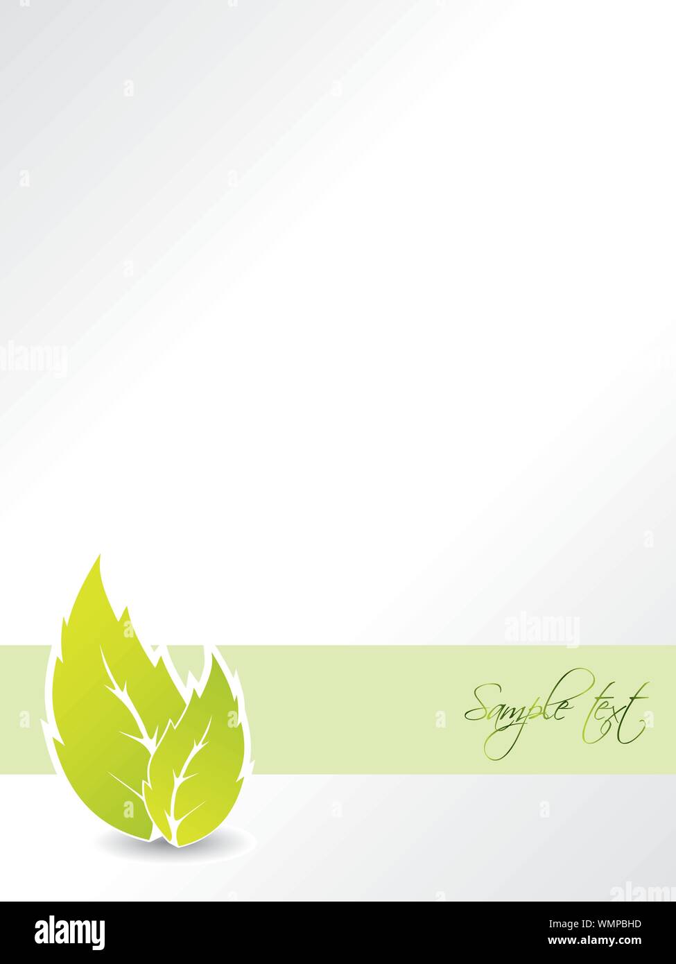 Bio leaf brochure design Stock Vector Image & Art - Alamy