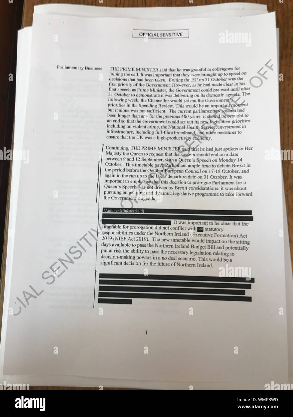 Blacked out documents hi-res stock photography and images - Alamy