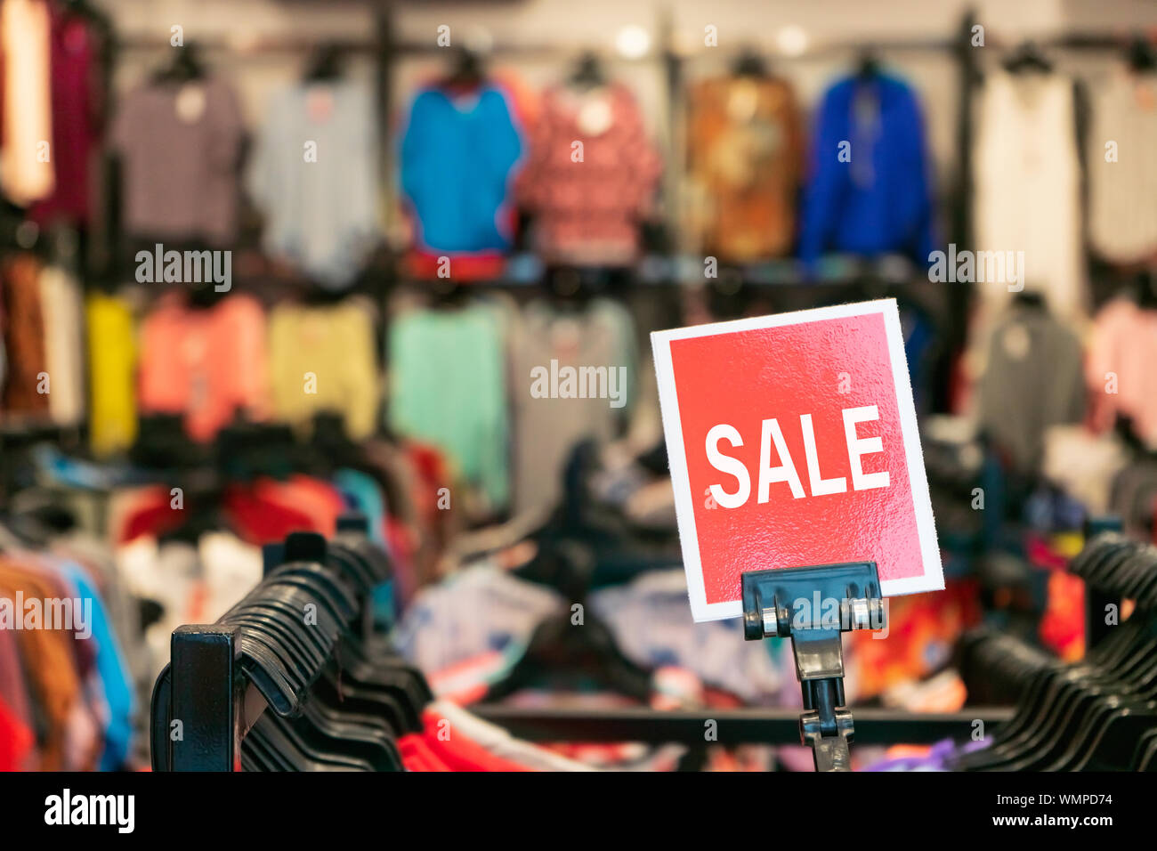 Sale mock up advertise display frame setting display in the shopping ...