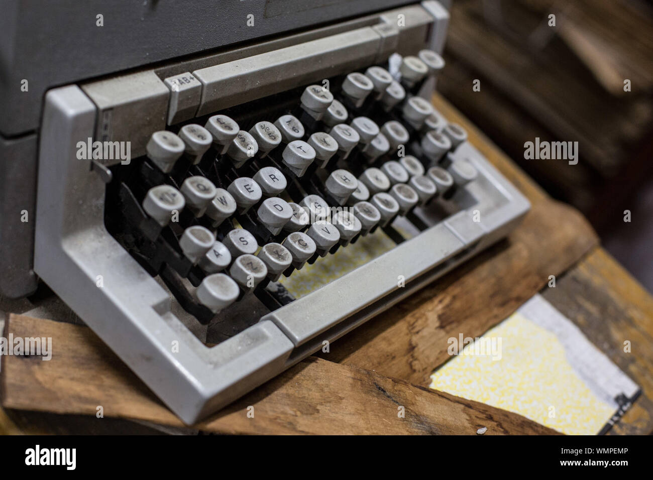 newspaper library have a lot of olds newspapers Stock Photo - Alamy