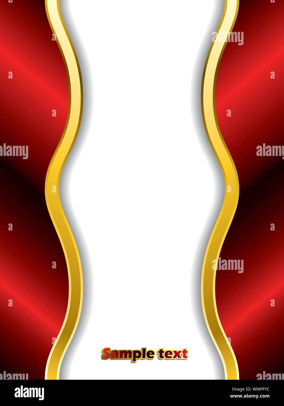 Red ribbon background Stock Vector Image & Art - Alamy