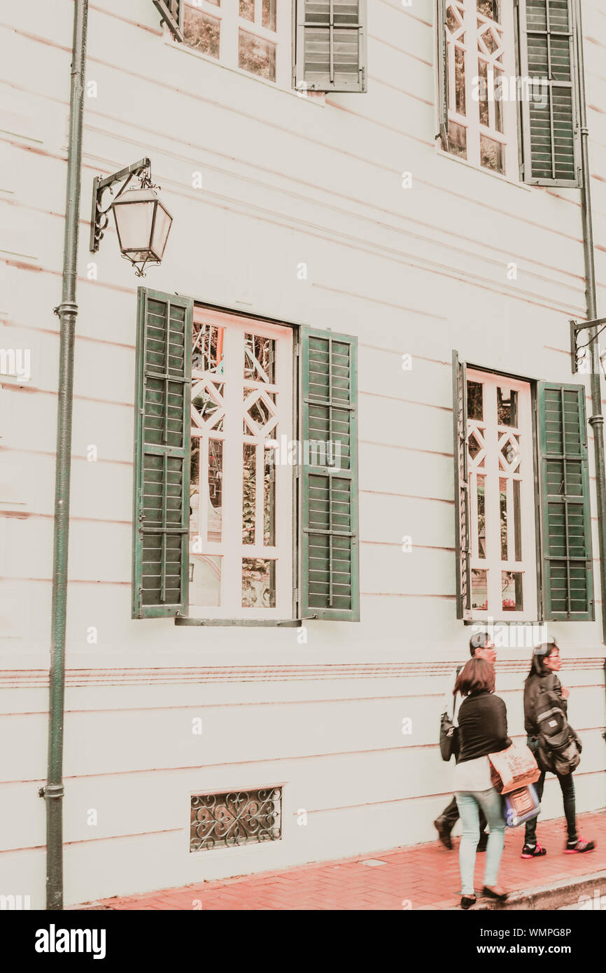 scenery and tourist attractions from Taipa Village in Macau, China ...
