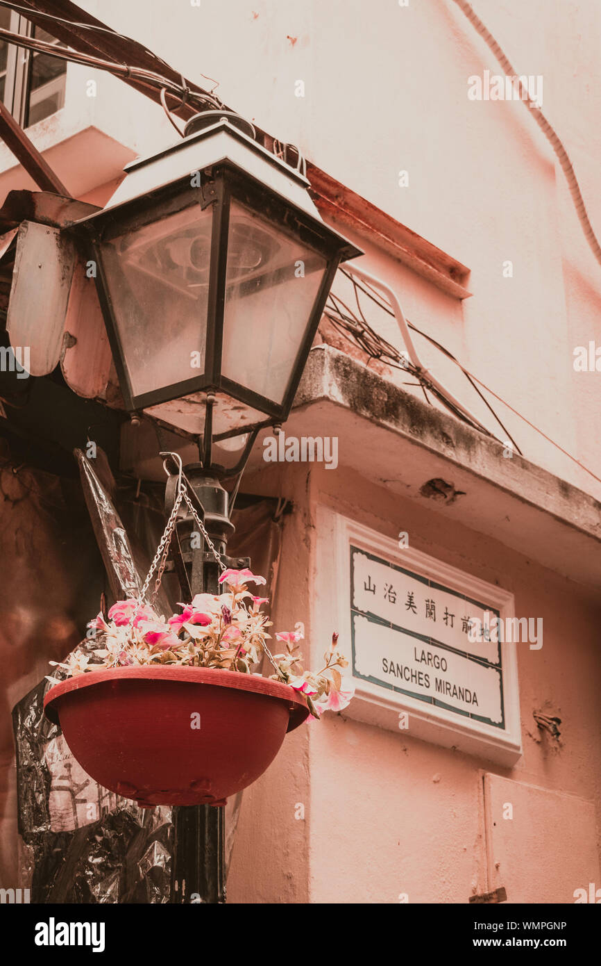 scenery and tourist attractions from Taipa Village in Macau, China ...