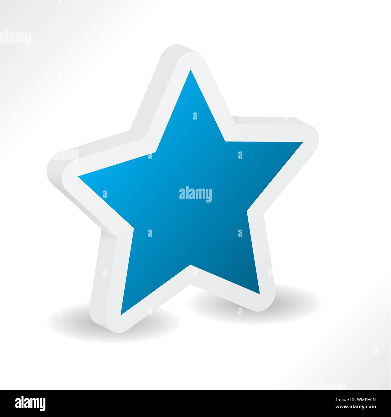 star shape extruded in 3d Stock Vector Image & Art - Alamy