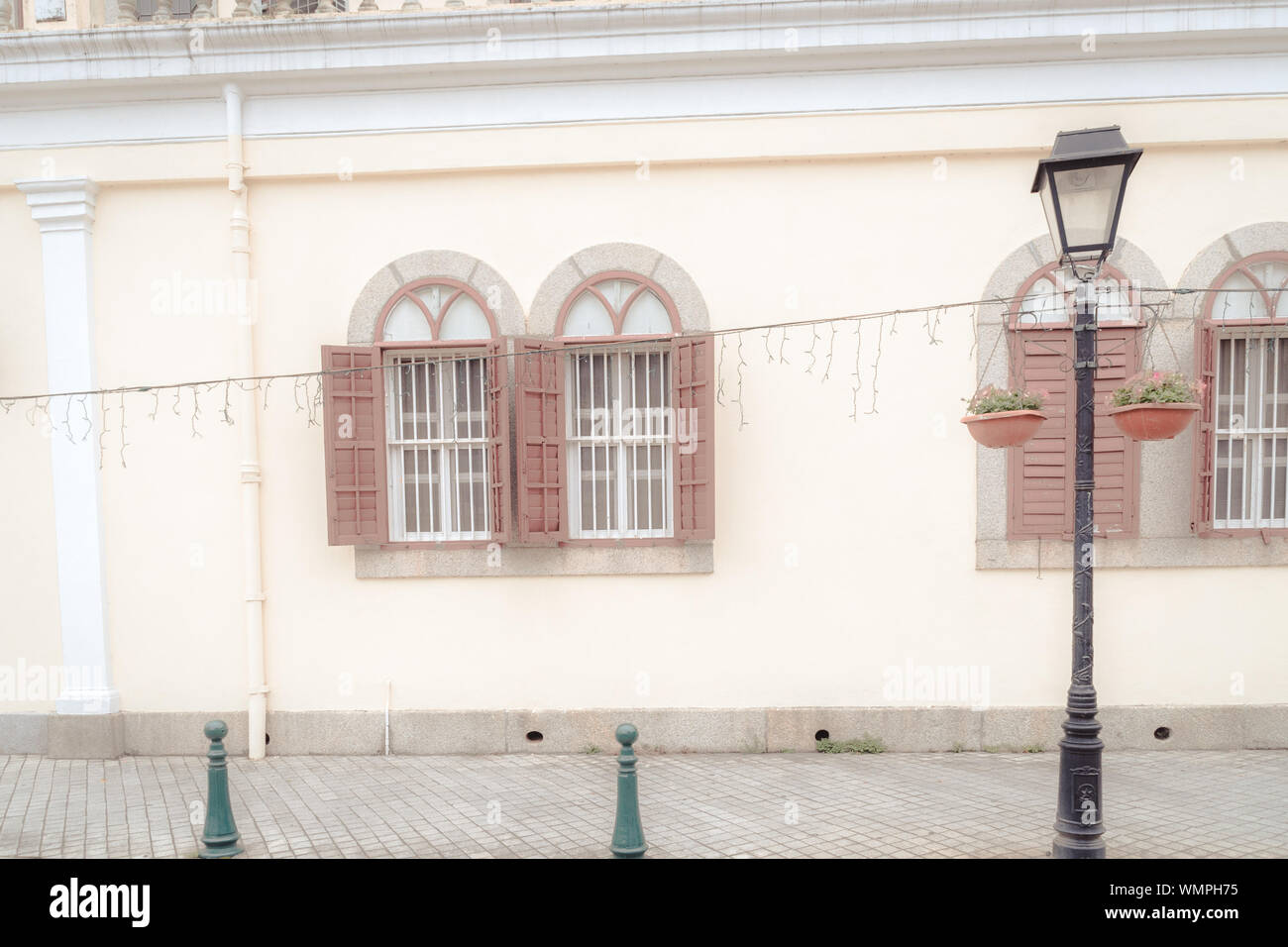 scenery and tourist attractions in Taipa Village in Macau, China Stock ...