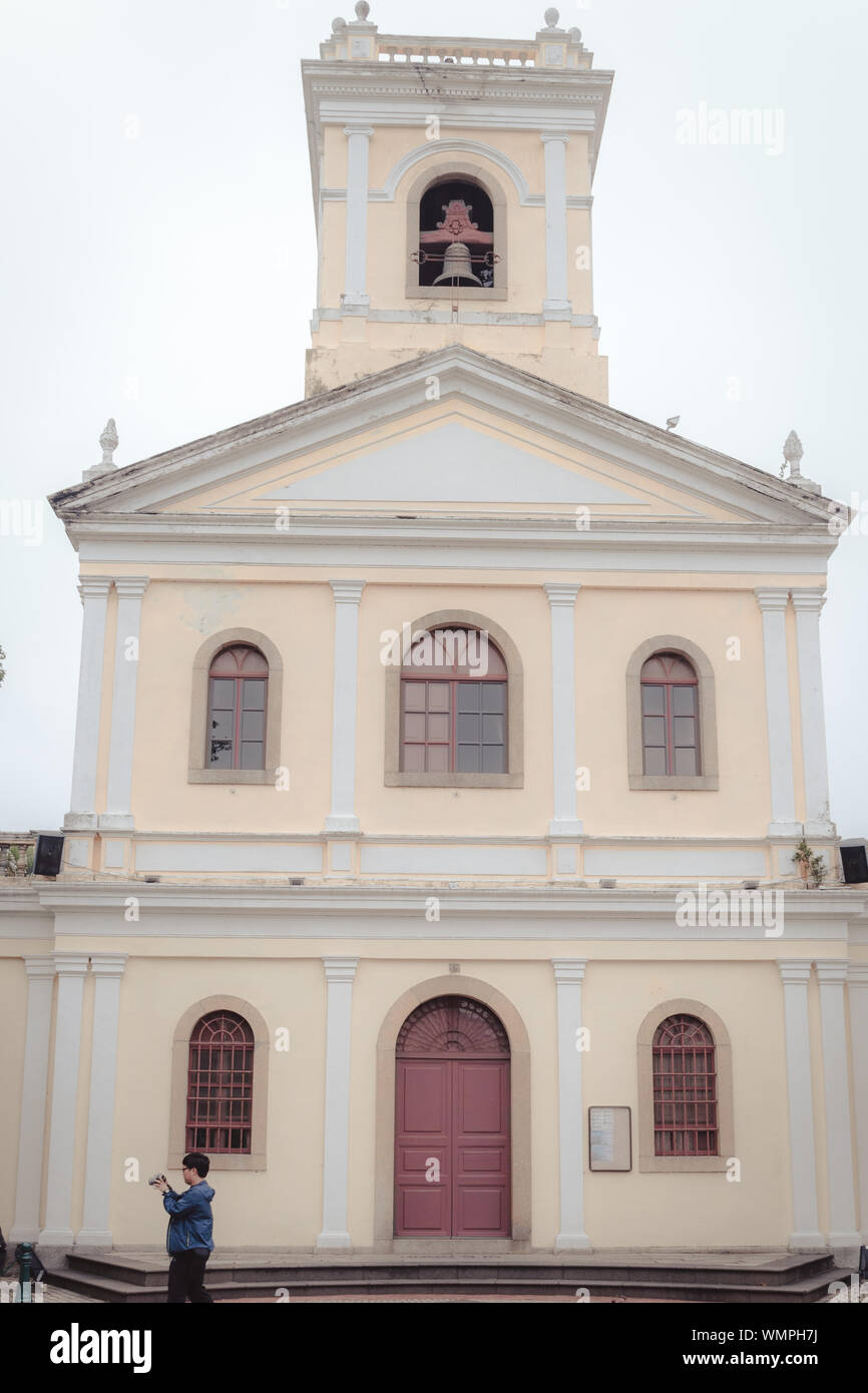 scenery and tourist attractions in Taipa Village in Macau, China Stock ...
