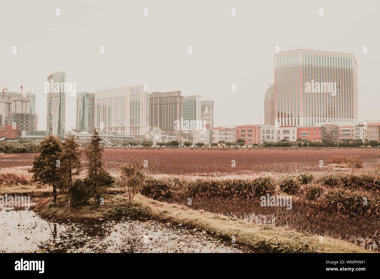 scenery and tourist attractions from Taipa Village in Macau, China ...