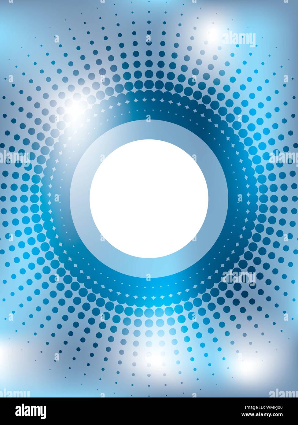 Abstract blue background with halftone Stock Vector Image & Art - Alamy