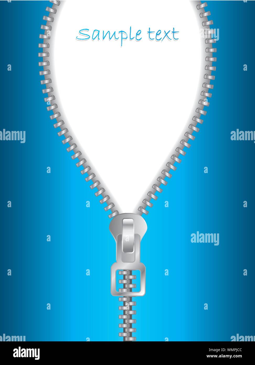 Double zipper Stock Vector Images - Alamy