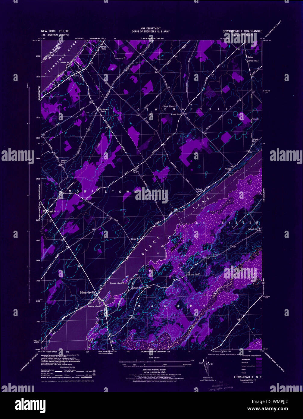 Map of edwardsville hi-res stock photography and images - Alamy