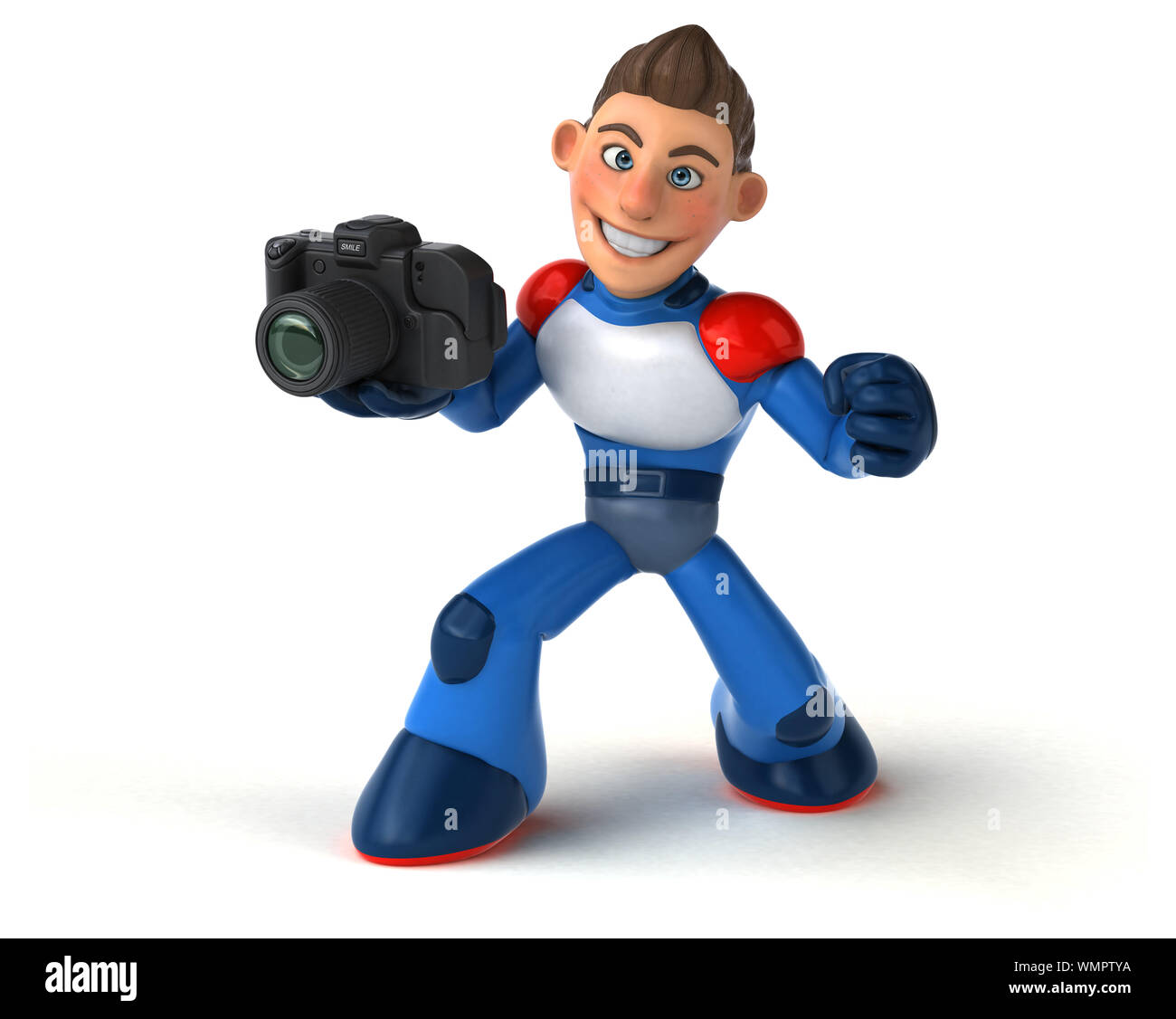 Cartoon illustration super hero camera hi-res stock photography and ...