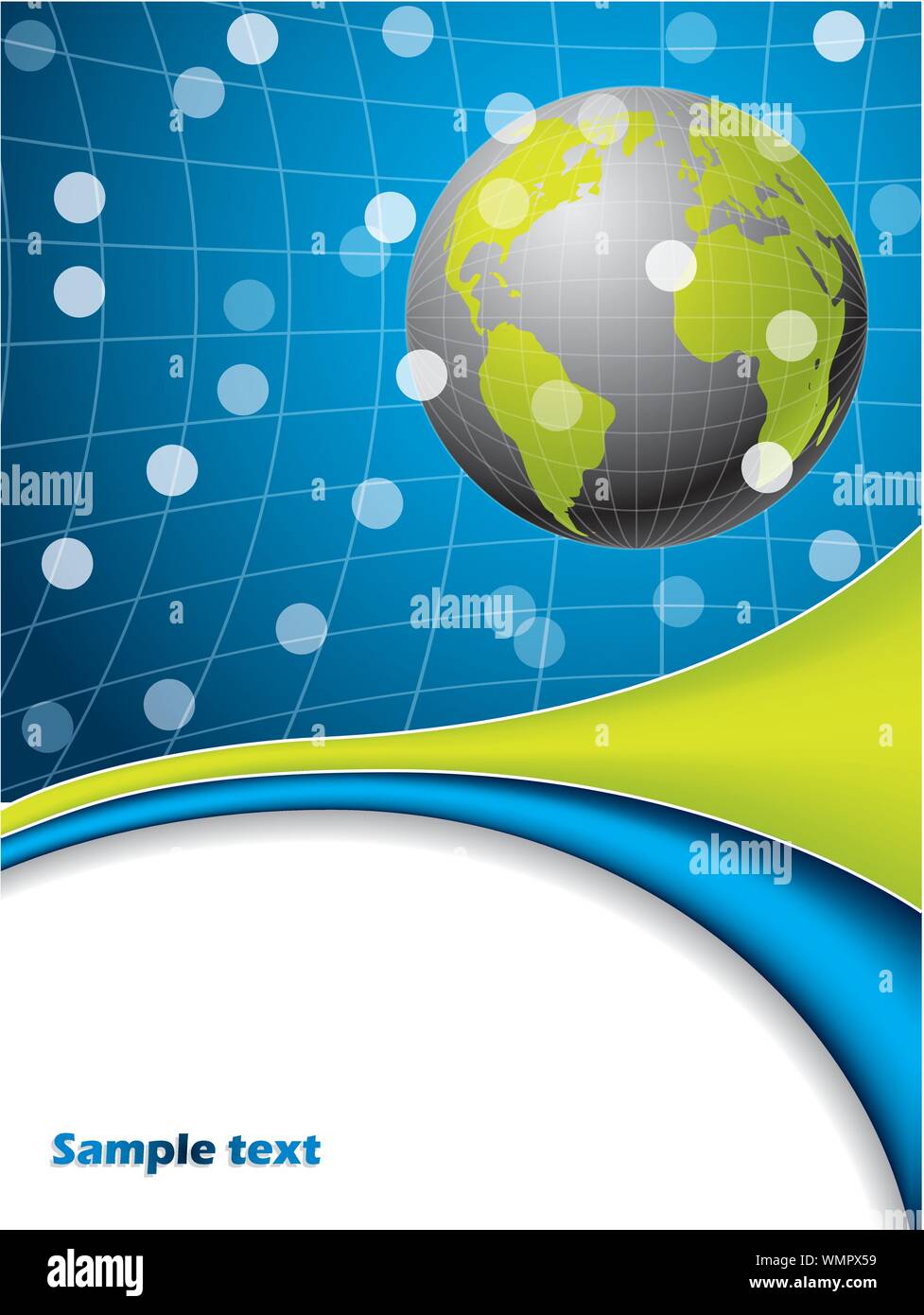 Globe brochure design Stock Vector Image & Art - Alamy