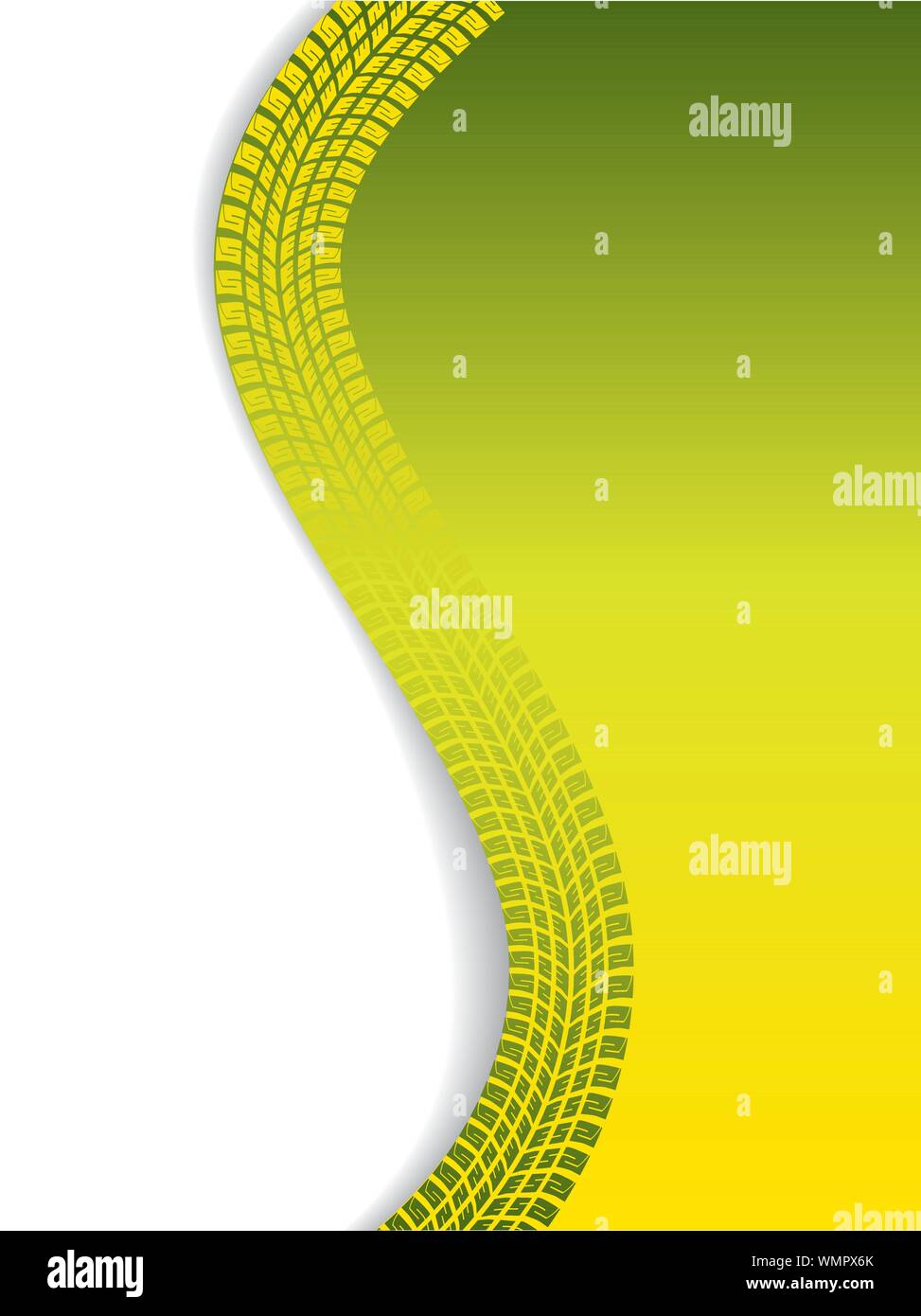 Tire tread green Stock Vector Images - Alamy