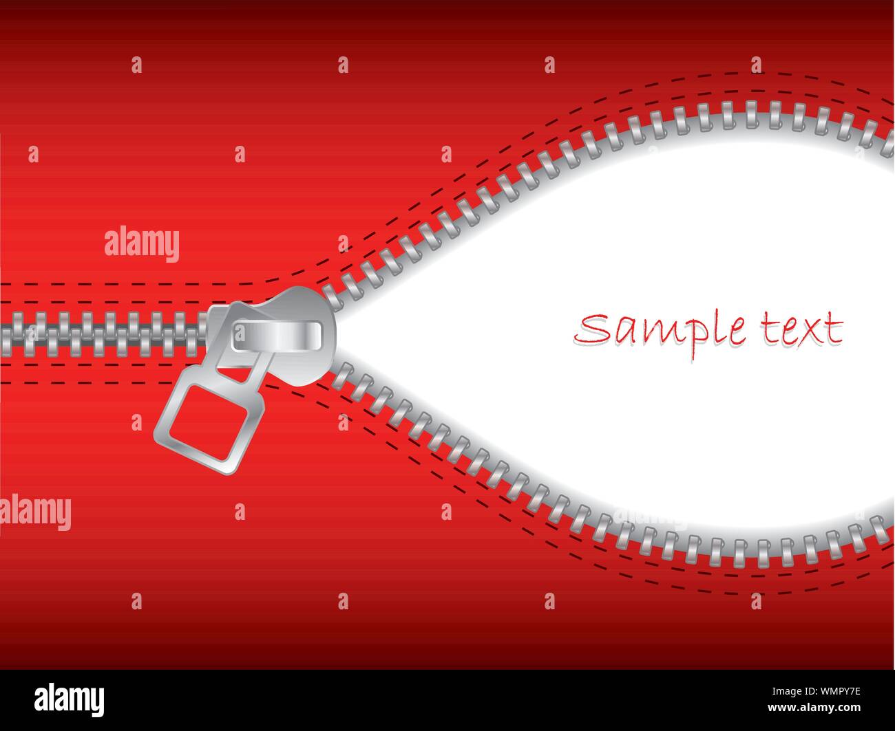 Double zipper Stock Vector Images - Alamy
