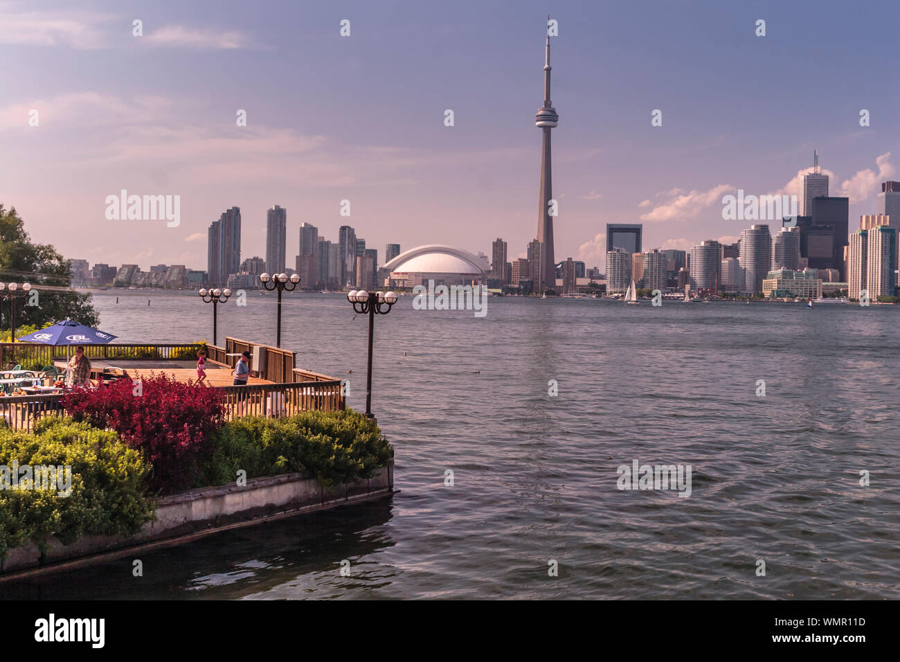 City of Toronto - City of Toronto skyline from the deck of a restaurant ...