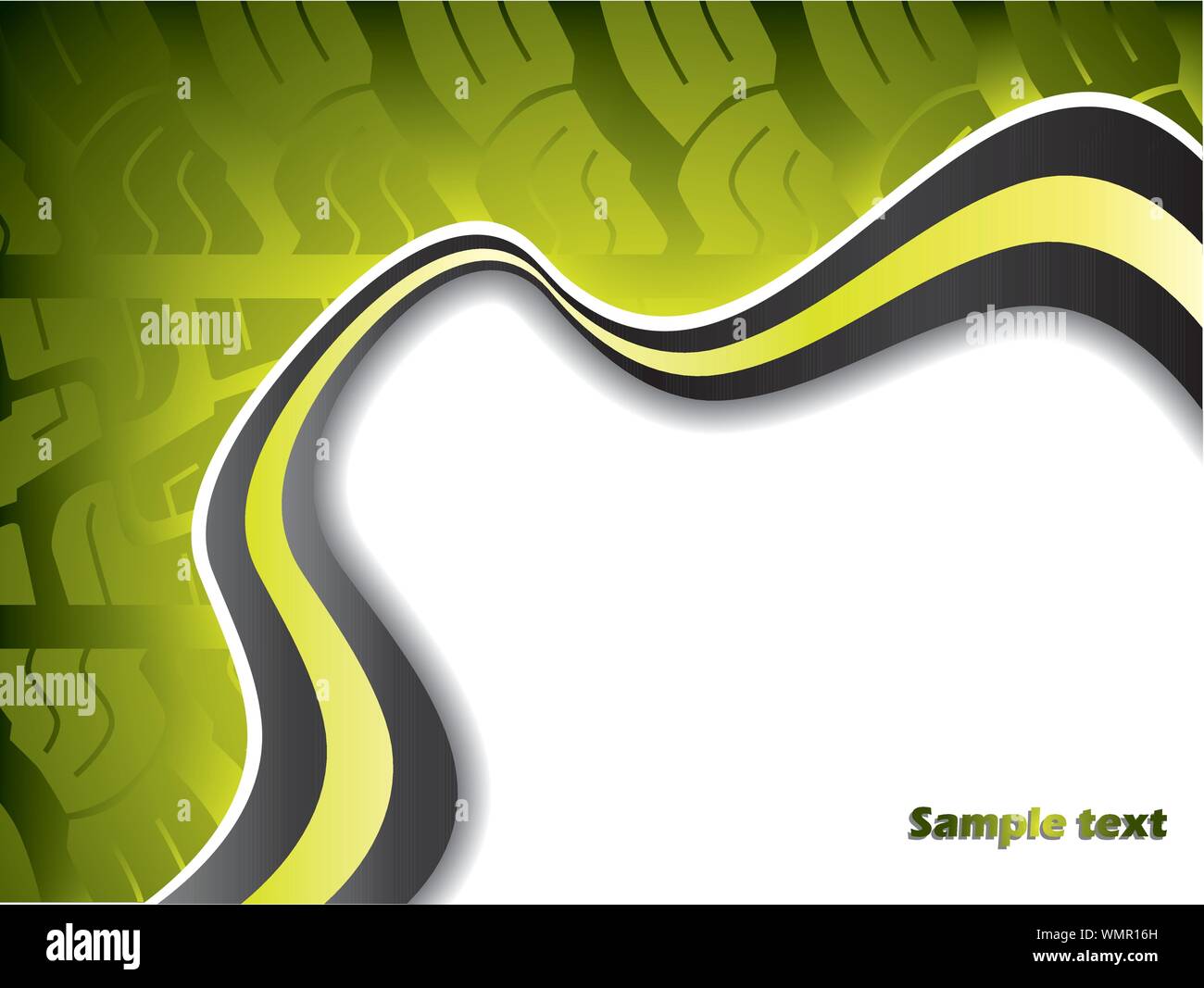 Tire tread green Stock Vector Images - Alamy