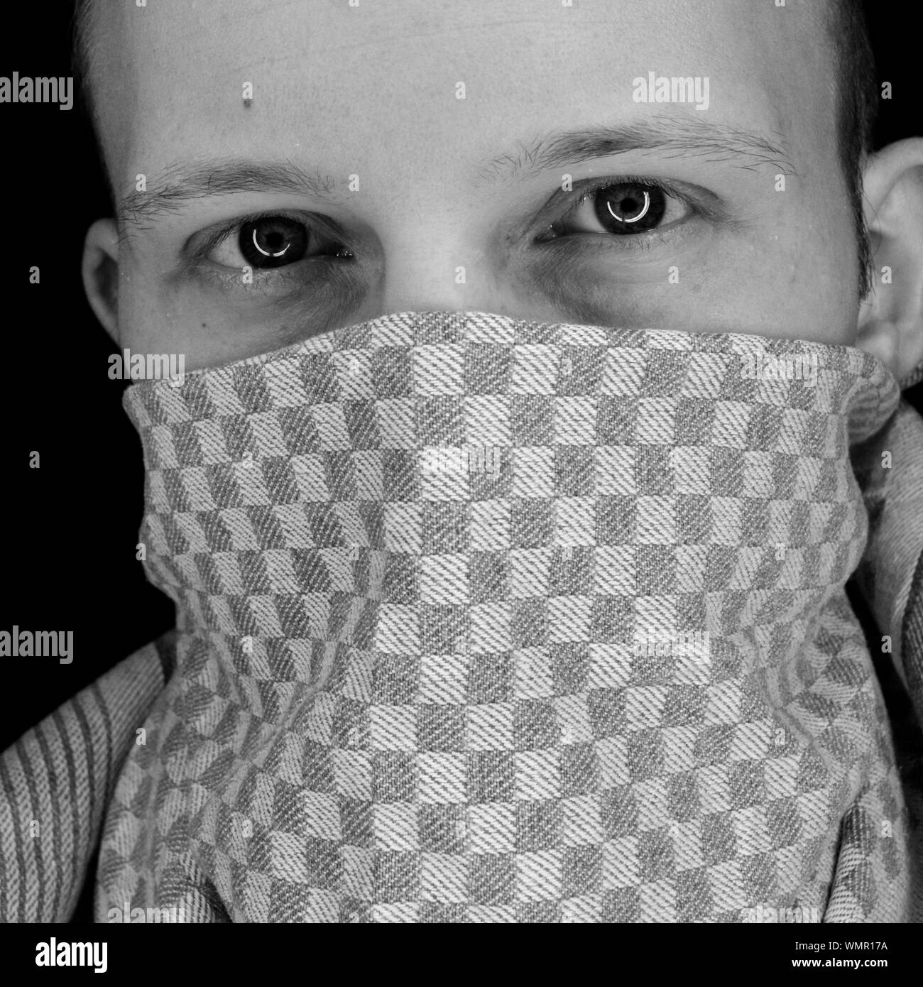 Black face disguise Black and White Stock Photos & Images - Alamy