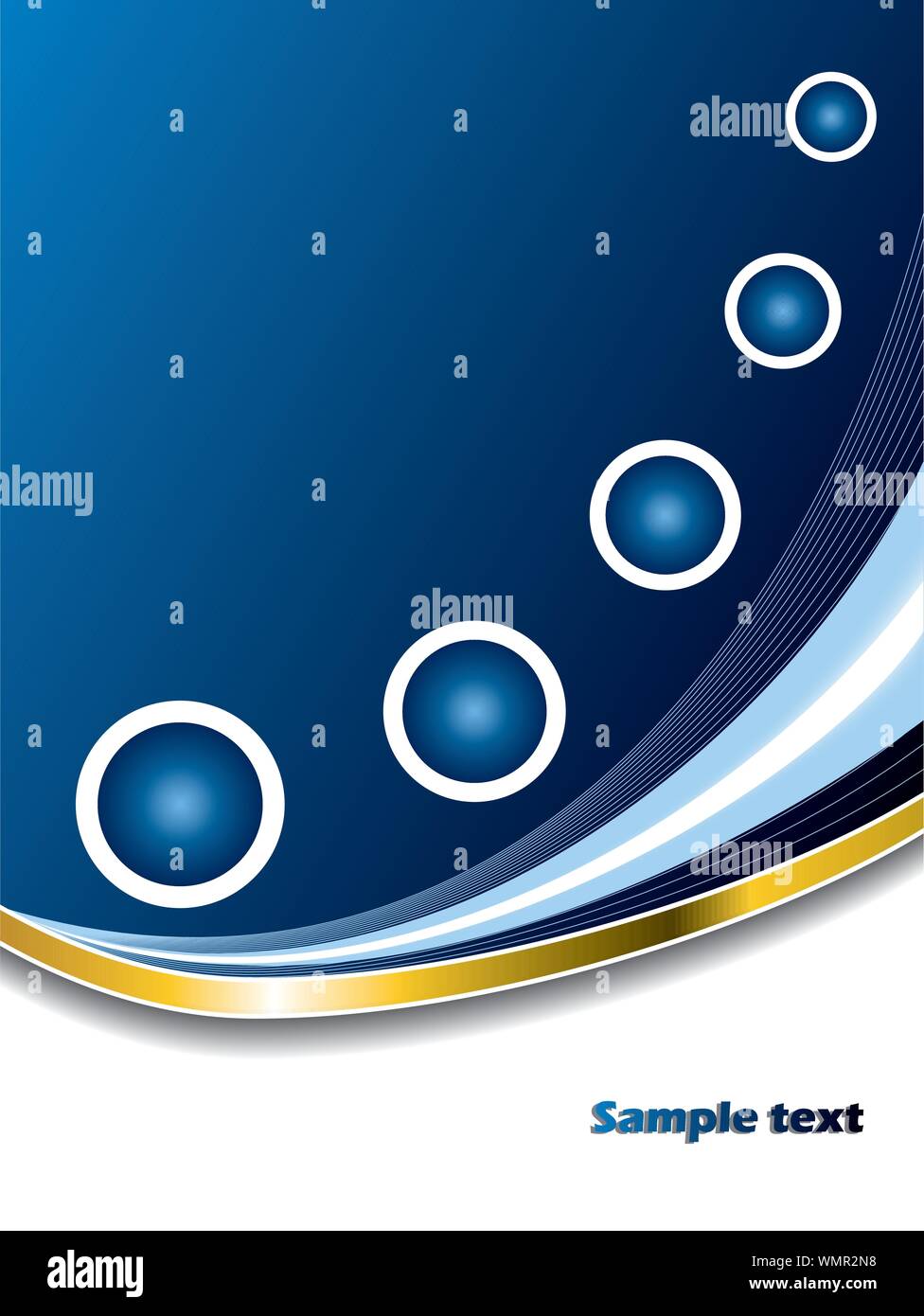 Abstract blue with white rings Stock Vector Image & Art - Alamy