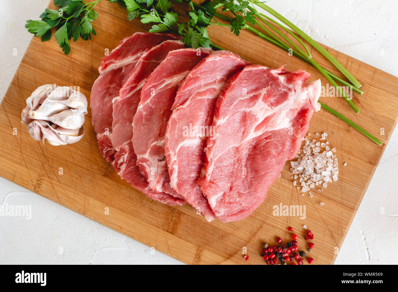 Uncooked Pork Neck