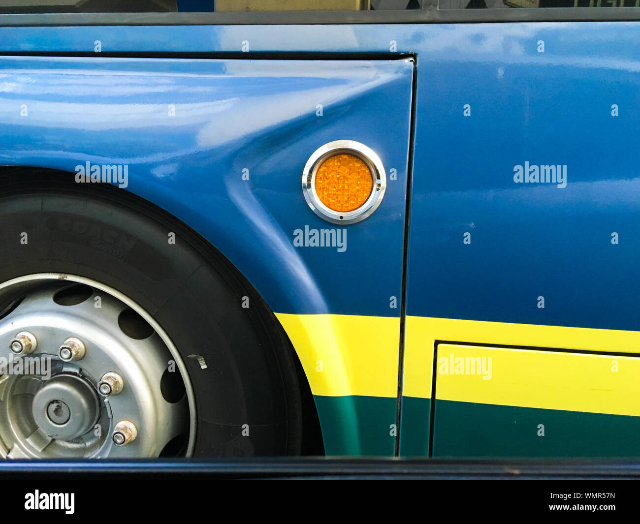 Blue bus hi-res stock photography and images - Alamy