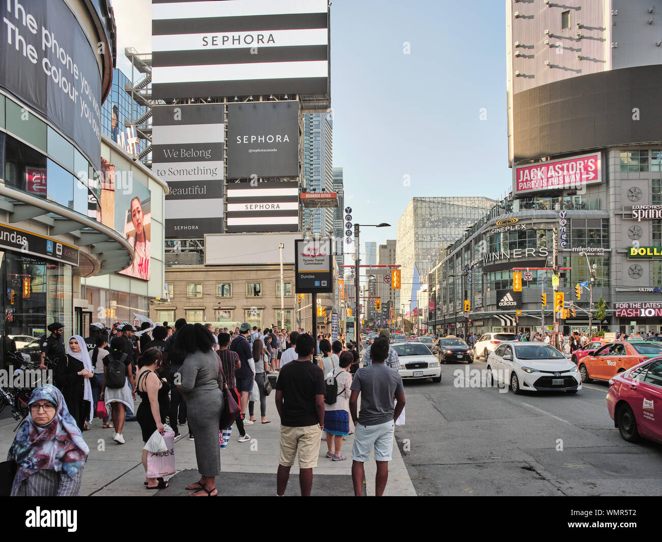 Yonge Street people Stock Photo - Alamy