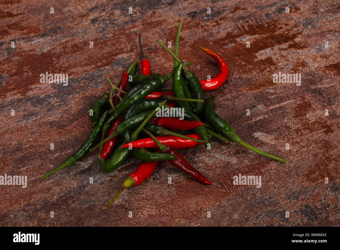 Ripe Hot and spicy Chili pepper heap Stock Photo - Alamy
