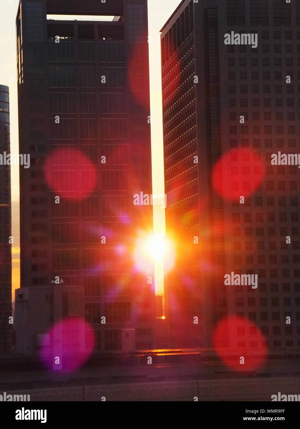 Modern building at sunset hi-res stock photography and images - Alamy