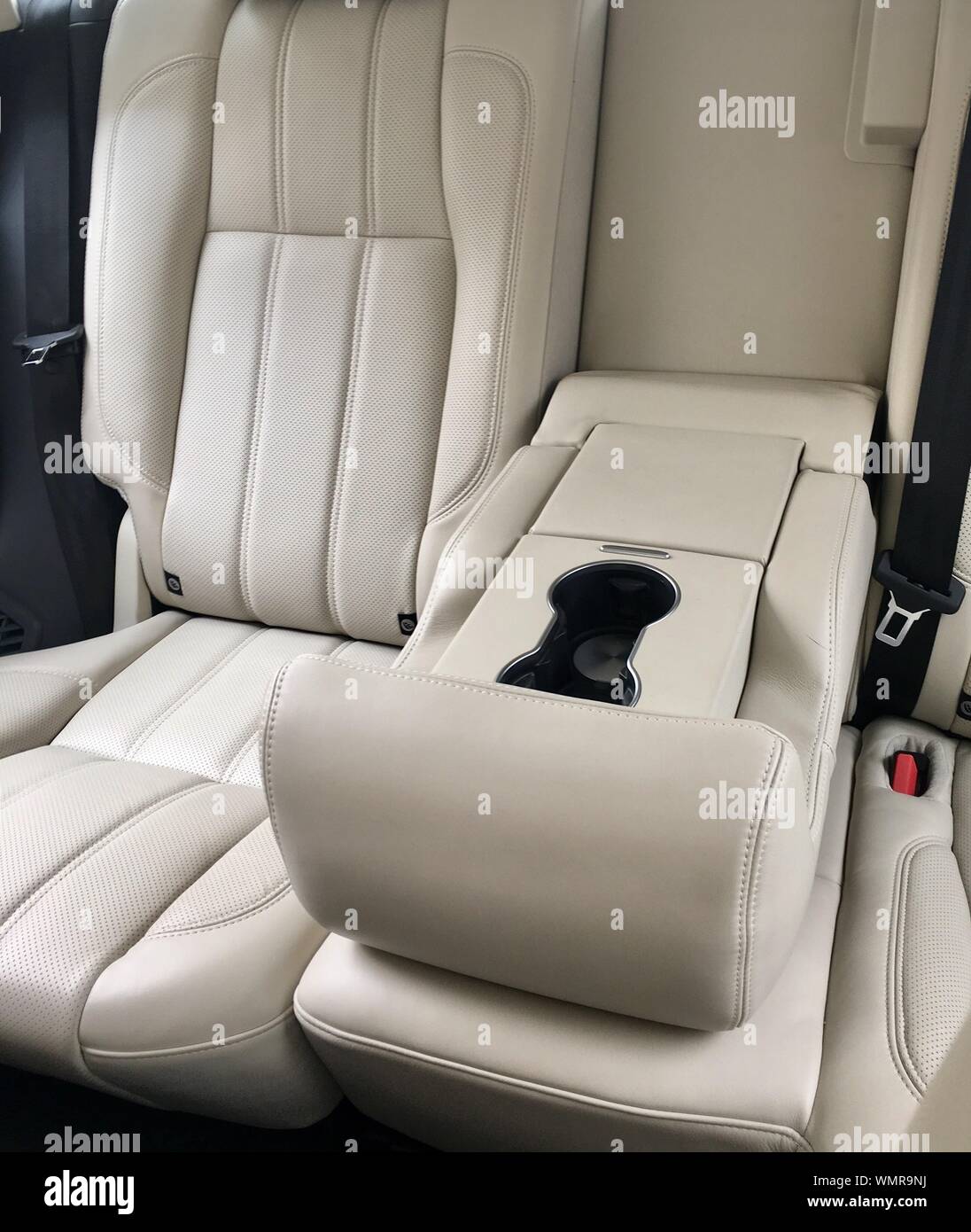 White interior car hi-res stock photography and images - Alamy