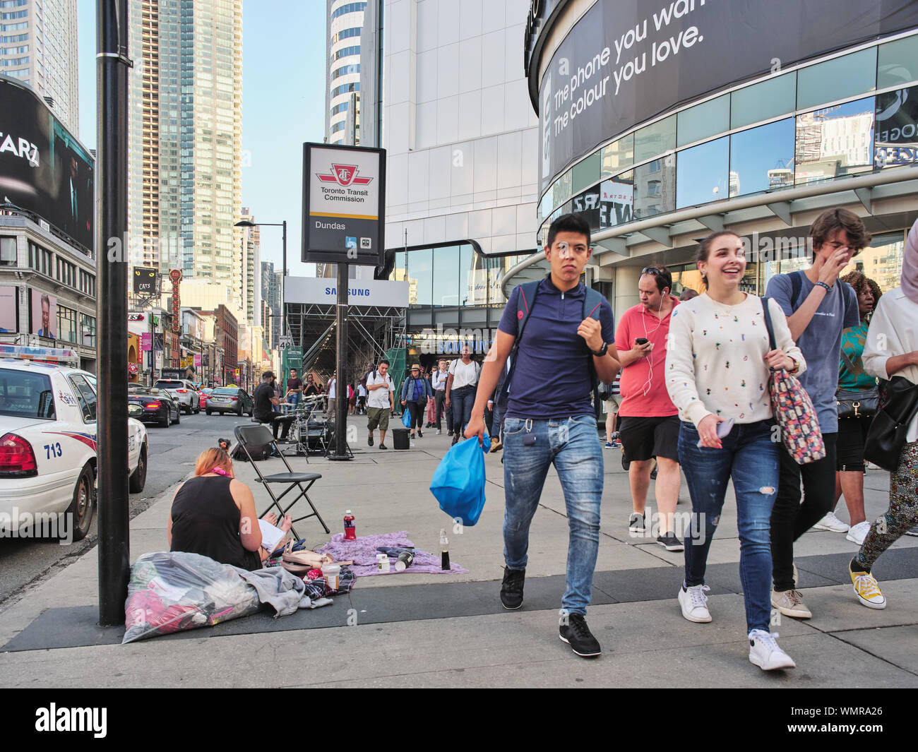 Yonge Street people Stock Photo - Alamy