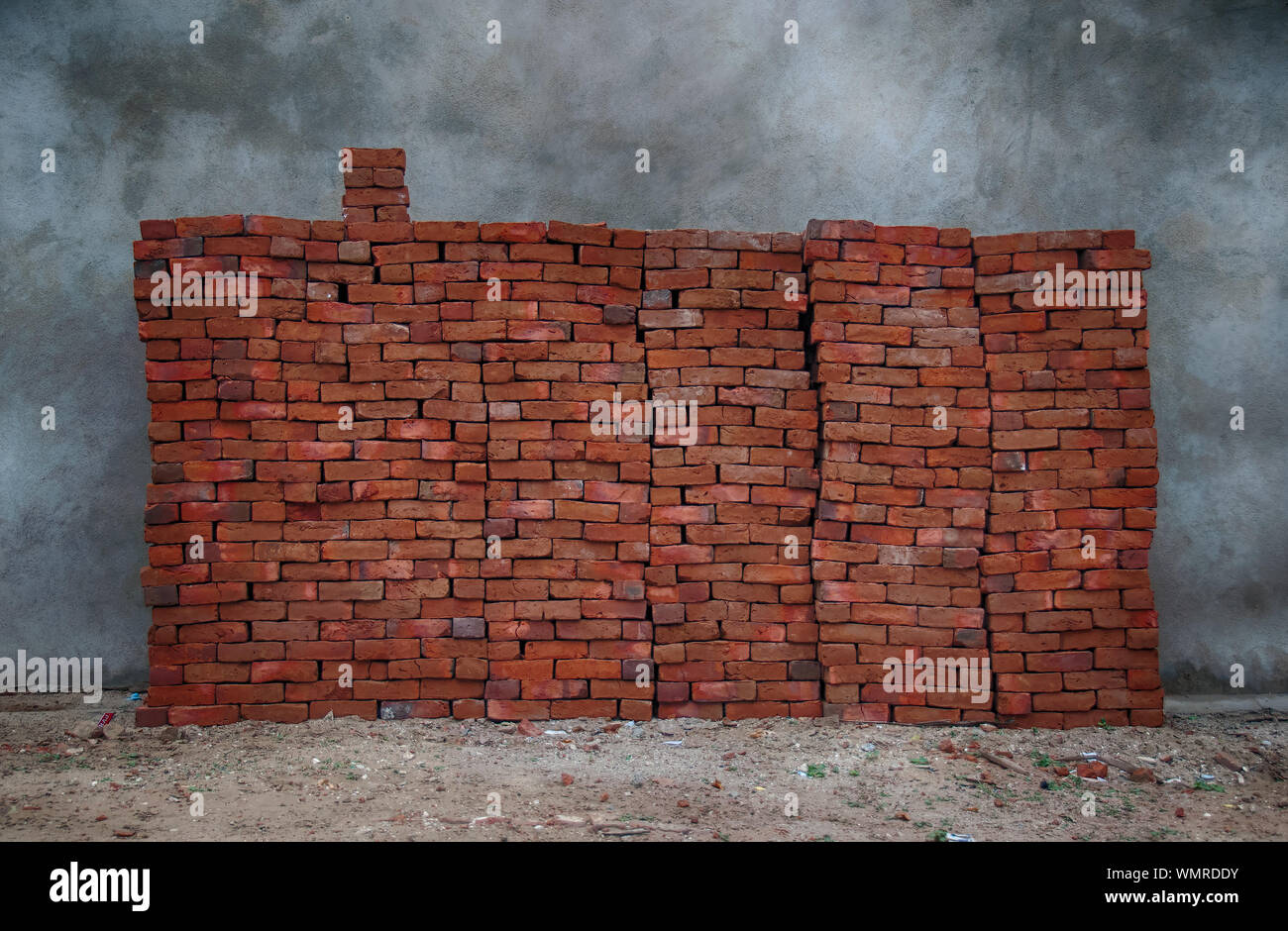 Stacked up bricks hi-res stock photography and images - Alamy