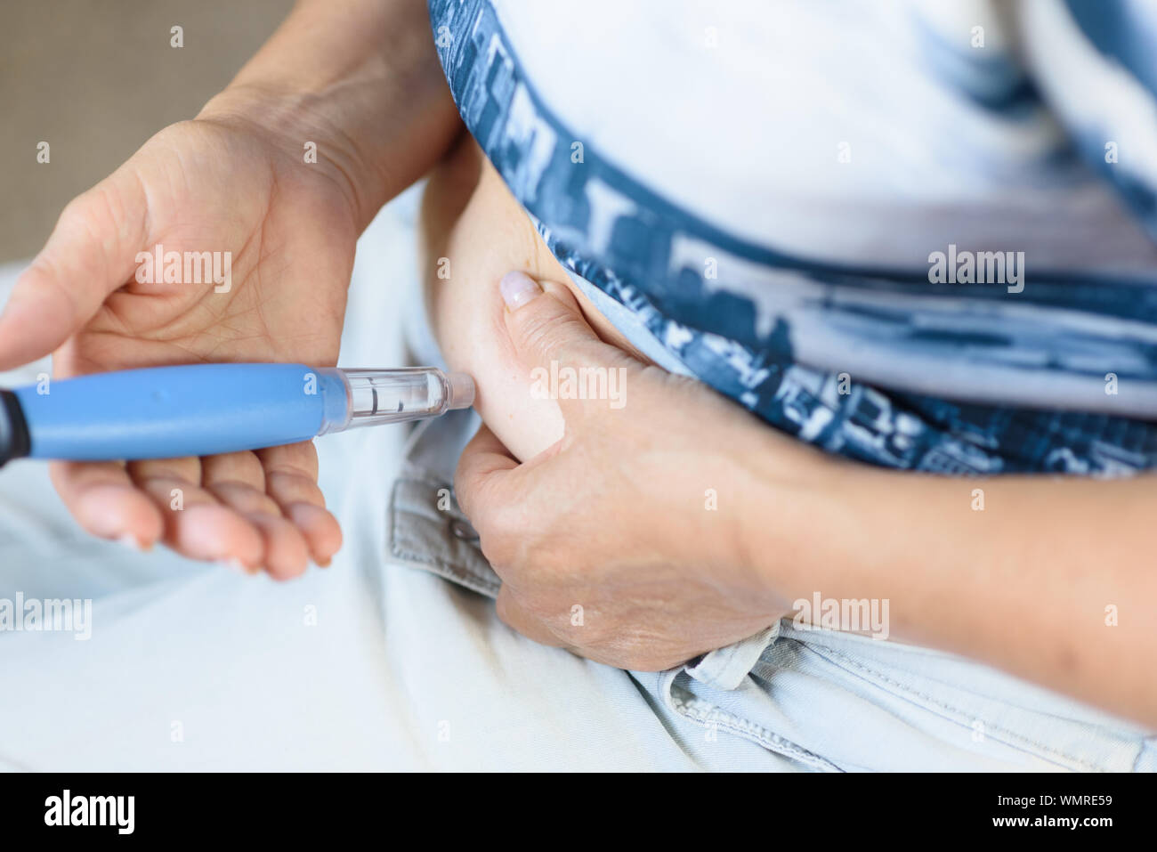 Injection On Hip Of Women