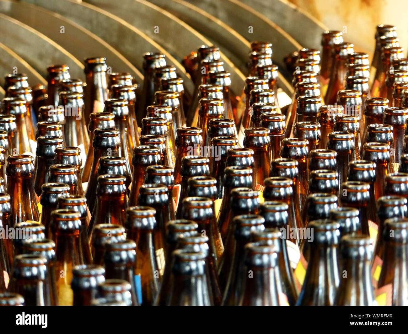 Collection old beer bottles hi-res stock photography and images - Alamy