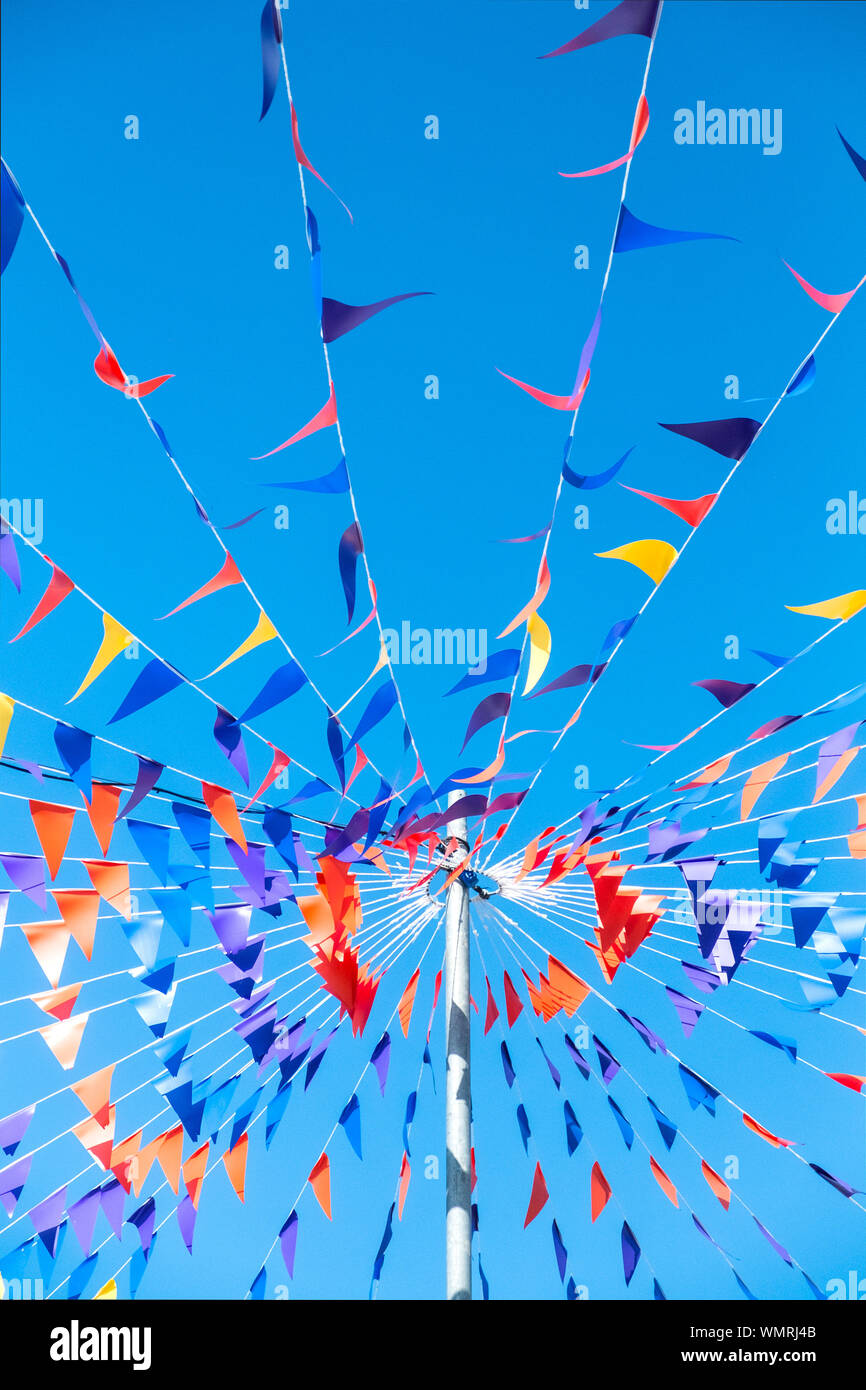 Colourful triangles hi-res stock photography and images - Alamy