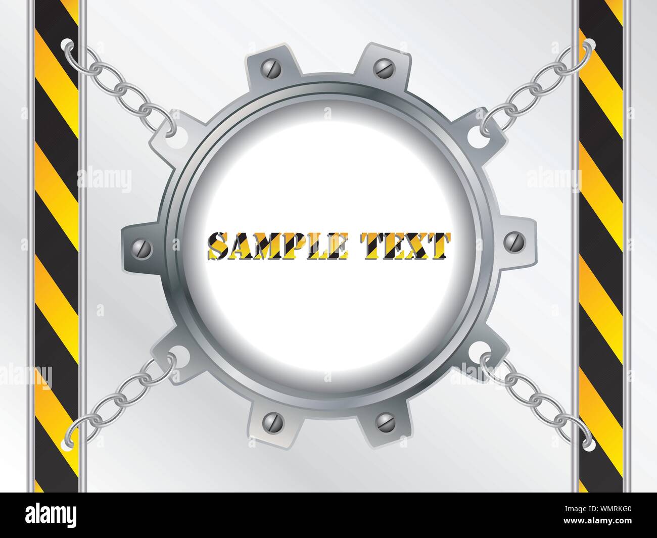 Tech backdrop with chained cogwheel Stock Vector Image & Art - Alamy